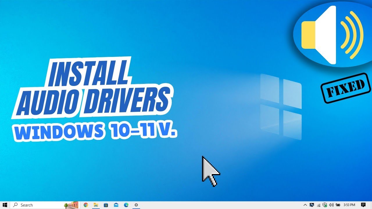 How to Install Audio Driver on Windows 8/10/11 - YouTube