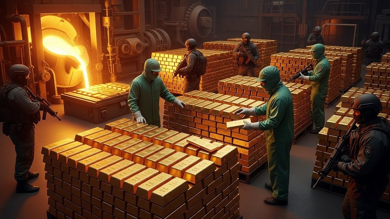 Inside the World’s Most Advanced Gold Refining Factory Full Process ...