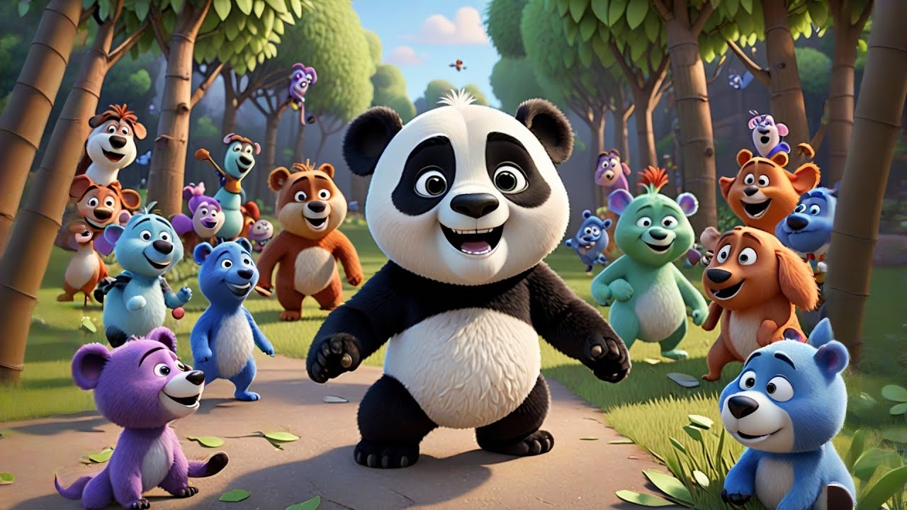 Talking Panda’s Funny Song | Silly Panda Rhyme for Kids | Laugh and ...