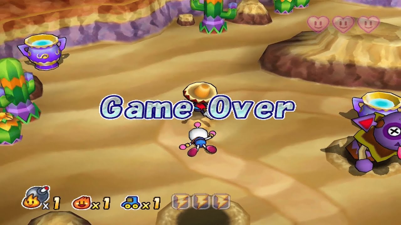 Bomberman Generation - Game Over (GameCube) - YouTube