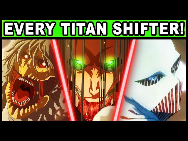 Titan Shifter Shingeki No Kyojin