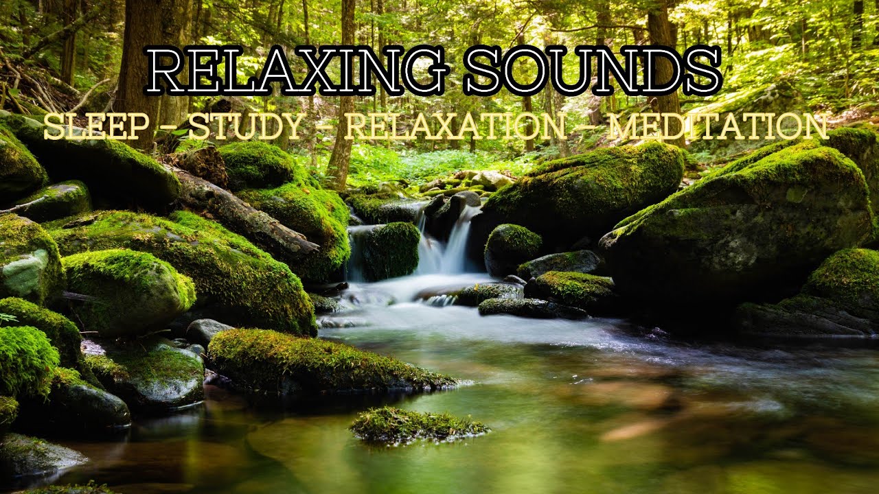 RELAXING SOUNDS FOR SLEEP - 99% Instantly Fall Asleep With River Sound ...