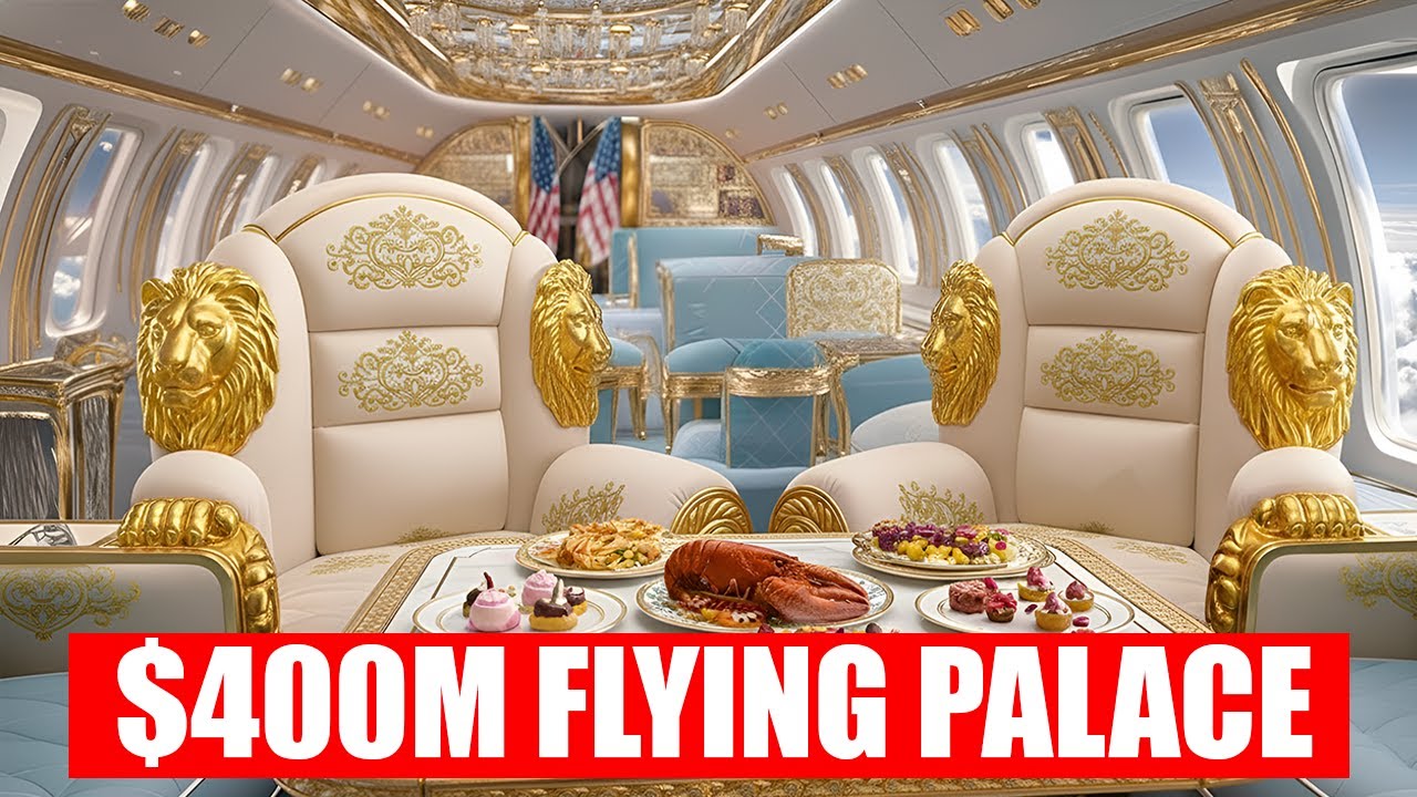 Inside the $400 Million Flying Palace Built for Royalty - YouTube