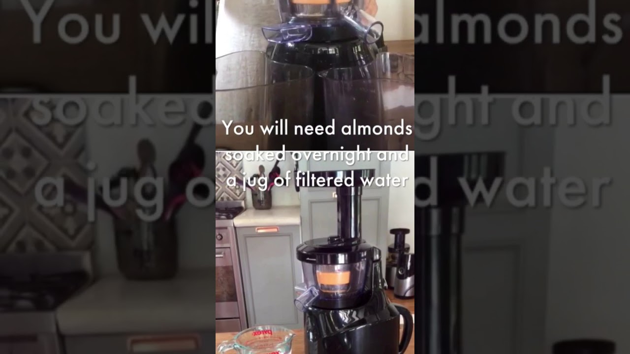 Making almond milk in the Torus T1000 - YouTube