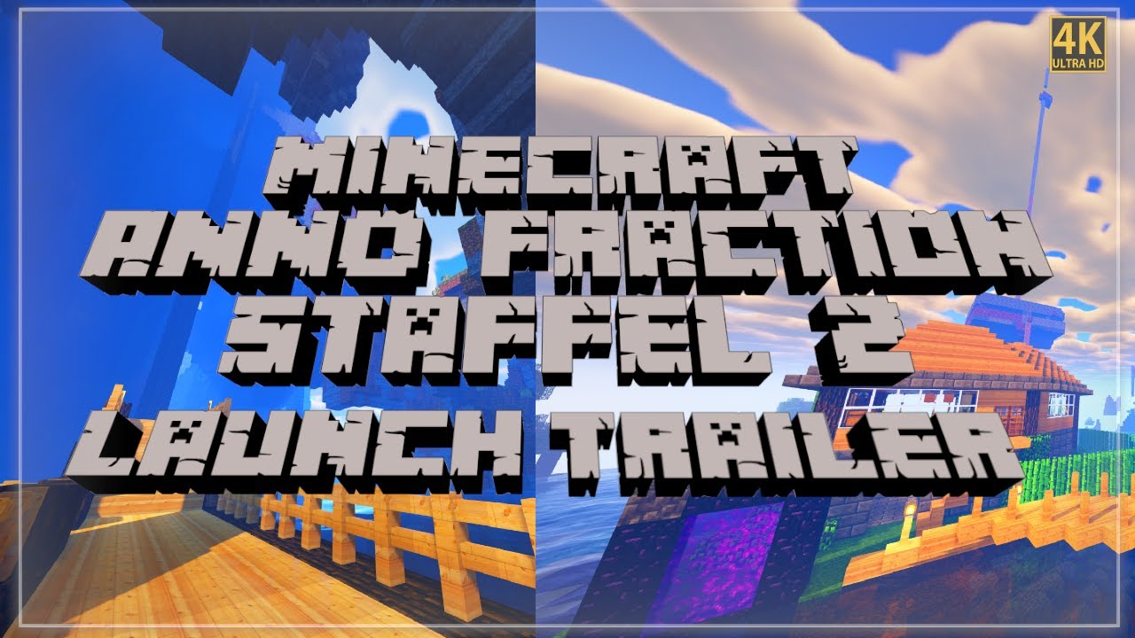 MINECRAFT ANNO FRACTION Season 2 : LAUNCH TRAILER (4K) - YouTube