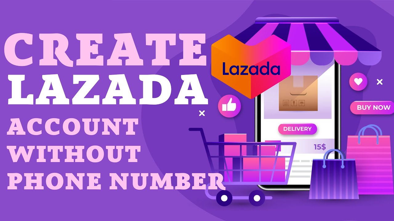 How to Create lazada account? Register Account in Lazada - YouTube