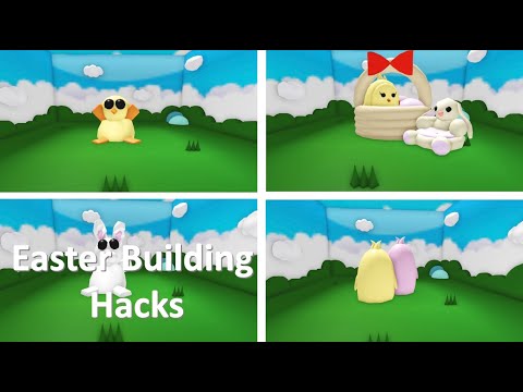 Easter Building Hacks (Adopt Me!) ROBLOX - YouTube