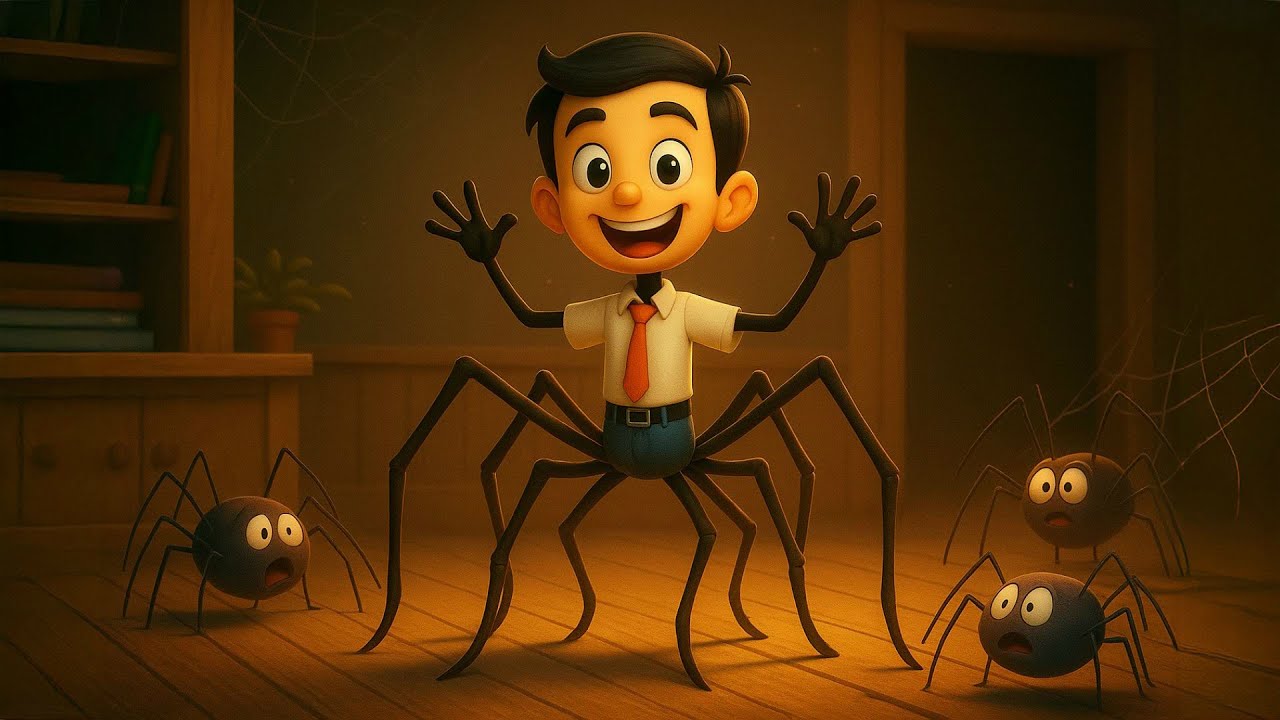 What if we started walking like a Spider? | #aumsum #kids #cartoon # ...