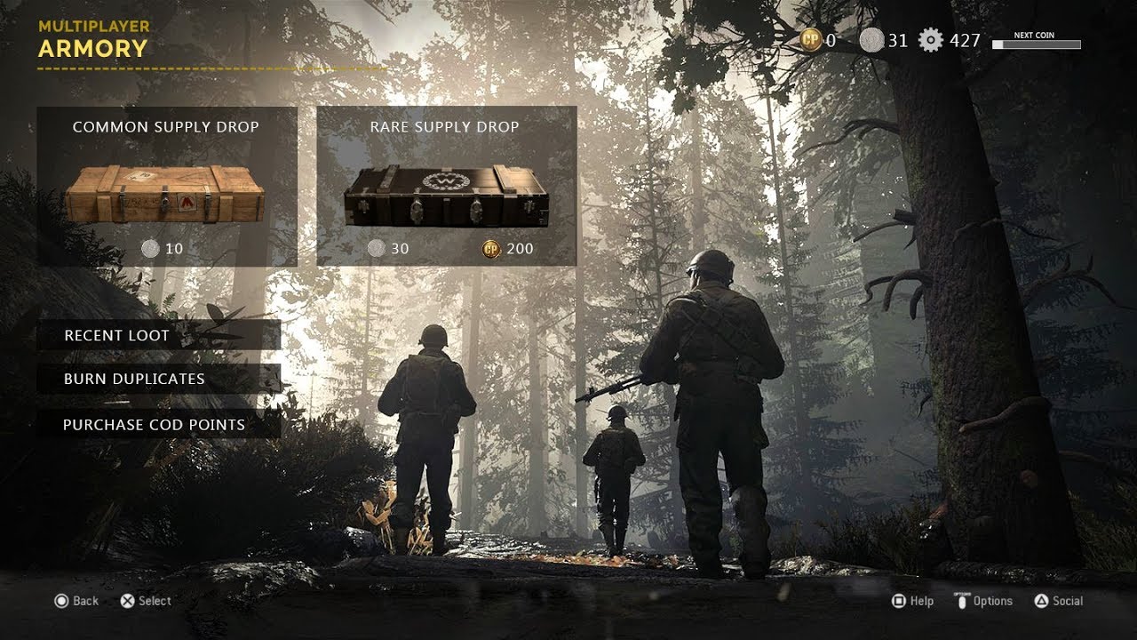 "CALL OF DUTY: WWII" ARMORY/DEPOT!?! - YouTube