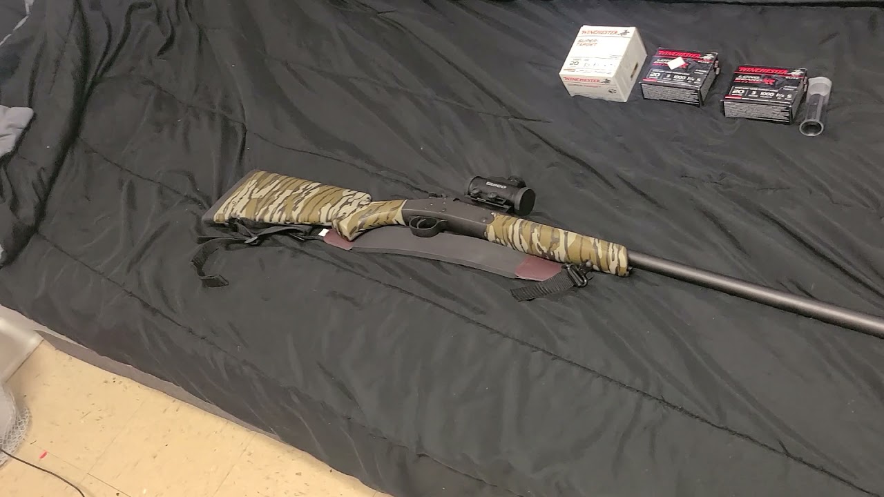 Stevens 301 20 gauge turkey setup on a budget! - YouTube