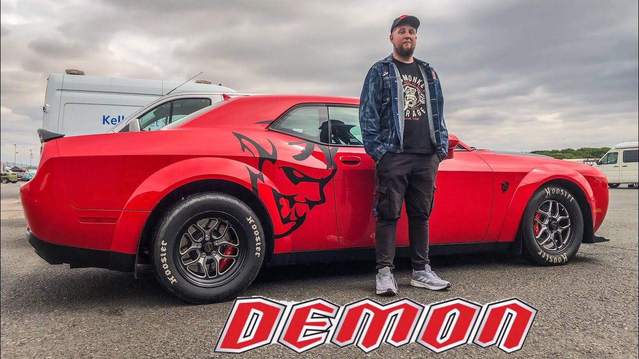 Dodge Demon In-depth Look With Drag Strip Runs, Wheelies, Revs And ...