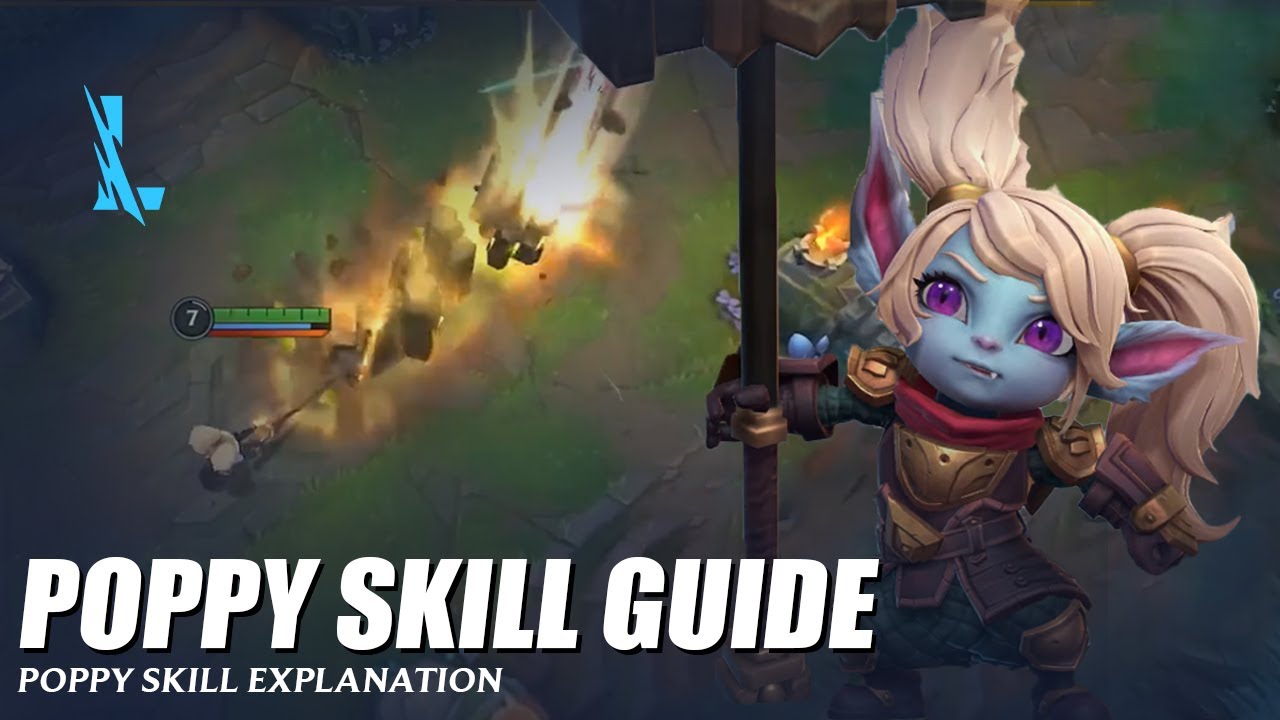 Poppy Skill Guide - Wild Rift - YouTube