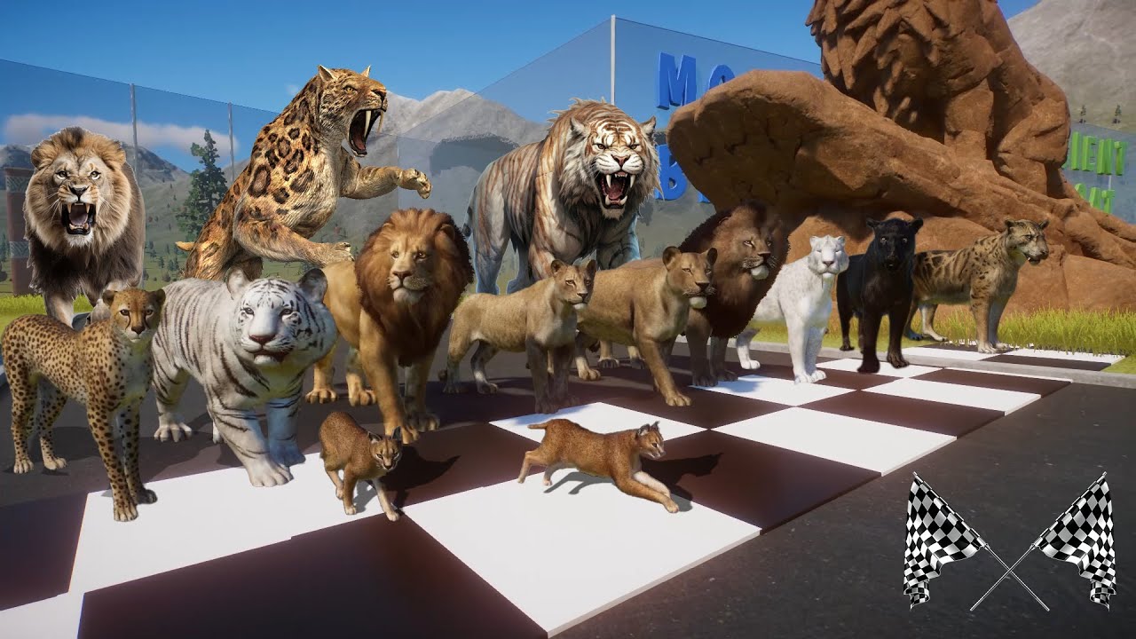 Head to Head Animals Race in Planet Zoo All Episodes, Included Elephant ...