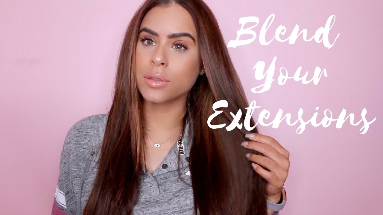 How To Clip-In + Blend Your Hair Extensions - LUXURY FOR PRINCESS - YouTube