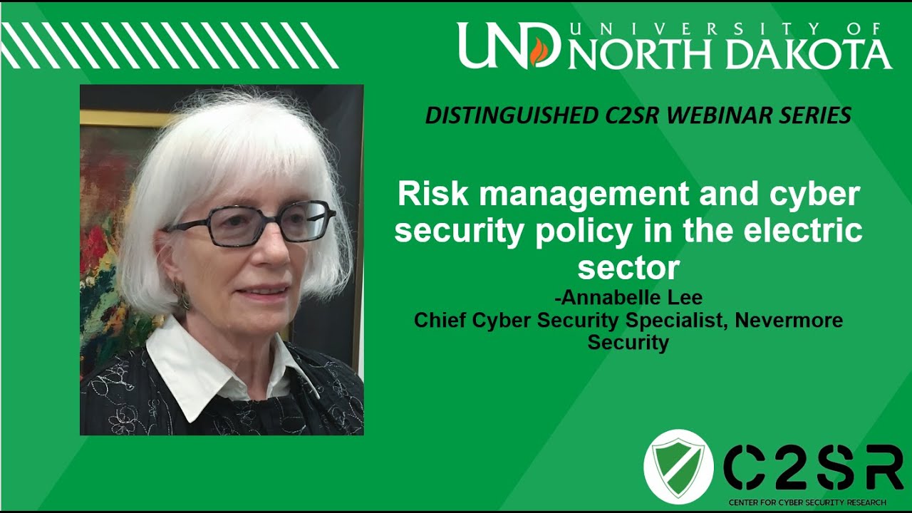 Risk Management and Cyber Security Policy in the Electric Sector | C2SR ...