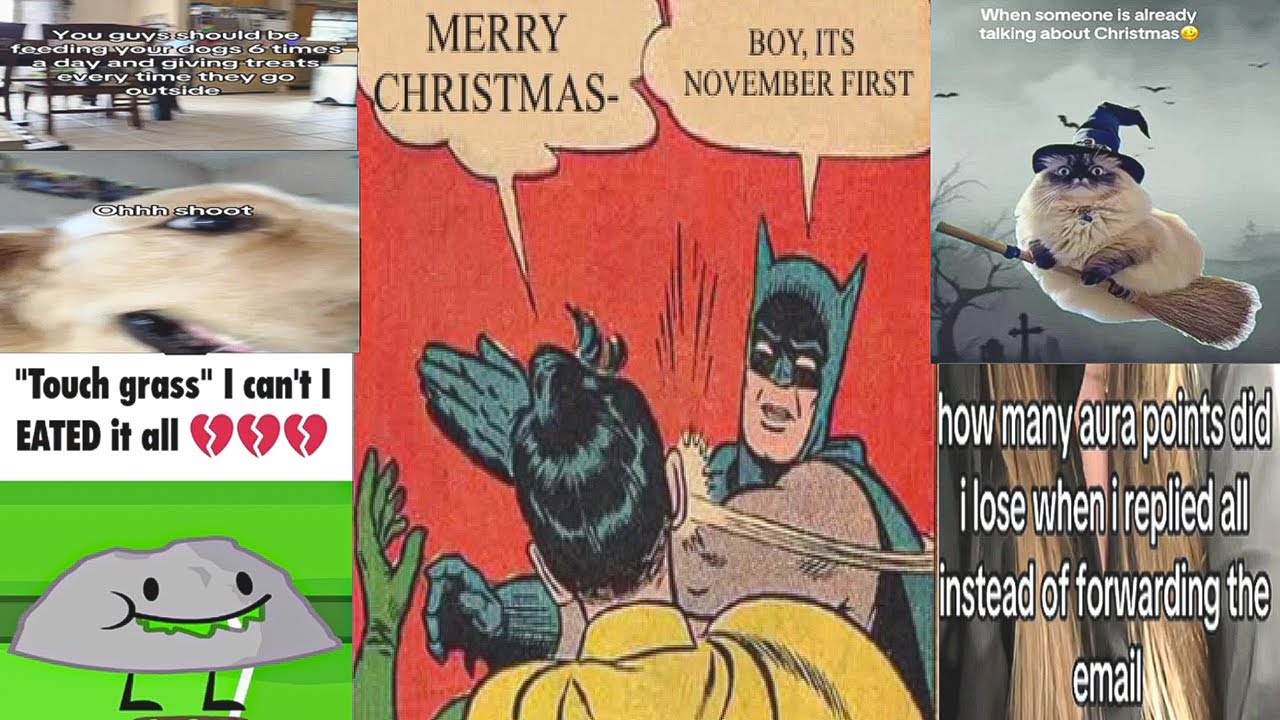 FIND the MEMES 2 *How to get ALL 5 New Memes* BATMAN SLAPS ROBIN FLYING ...