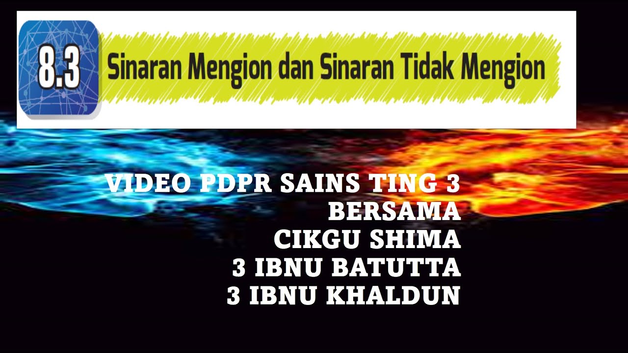 BAB 8.3 SINARAN MENGION DAN SINARAN TIDAK MENGION - YouTube