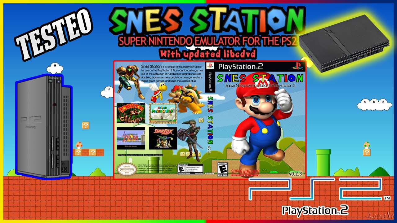 Probando Snes Station en PS2 | Emulador De Snes en PS2| - YouTube