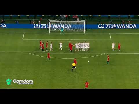 Cristiano Ronaldo Free Kick Goal vs Spain 2018 WC, PORTUGAL VS SPAIN.
