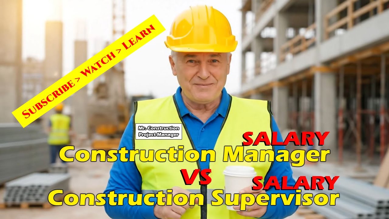 Salary of Construction Manager (CM) vs Construction Supervisor - YouTube