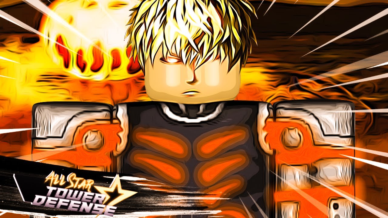 Lvl120 Genos 5star is a MACHINE GUN BRRR on All Star Tower Defense ...