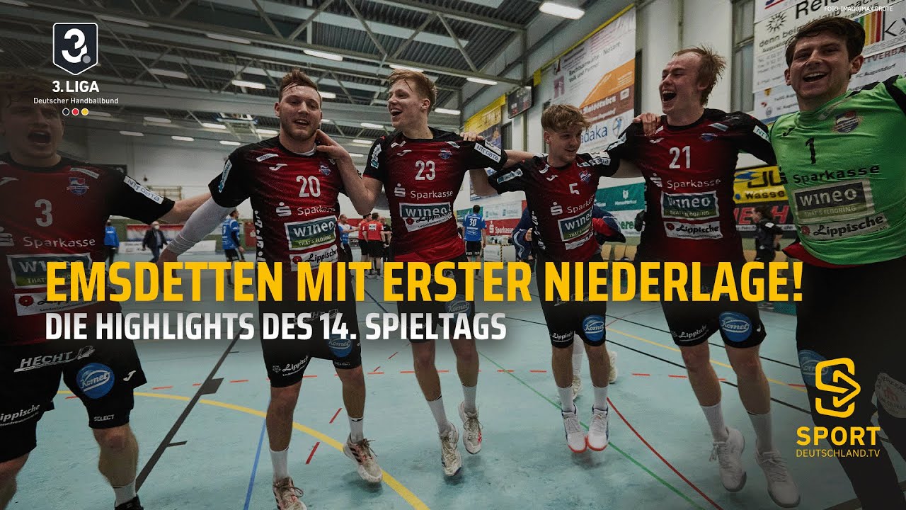 Die Highlights des 14. Spieltags - 3. Handball-Liga Männer | Saison ...
