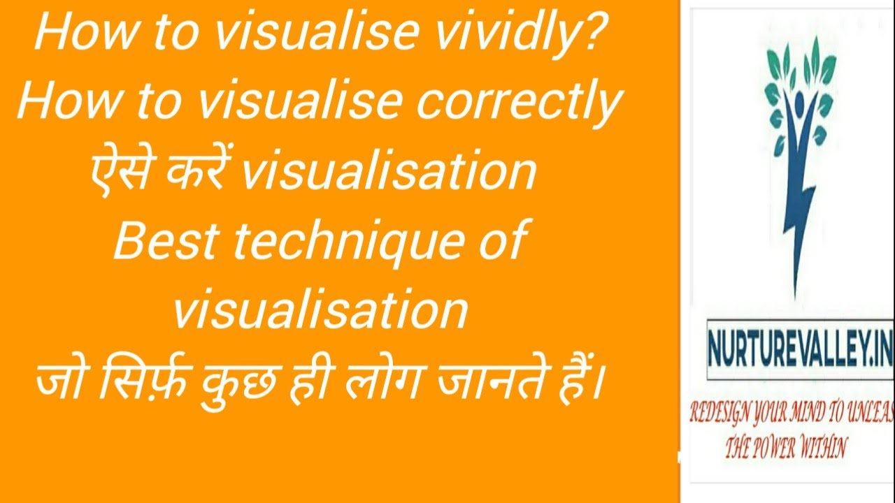 How to visualise correctly? Visualisation technique.Exact way to ...