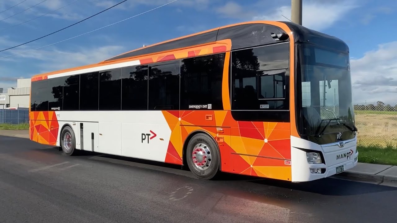 New “Mystery” MAN Bus with PTV Livery - YouTube
