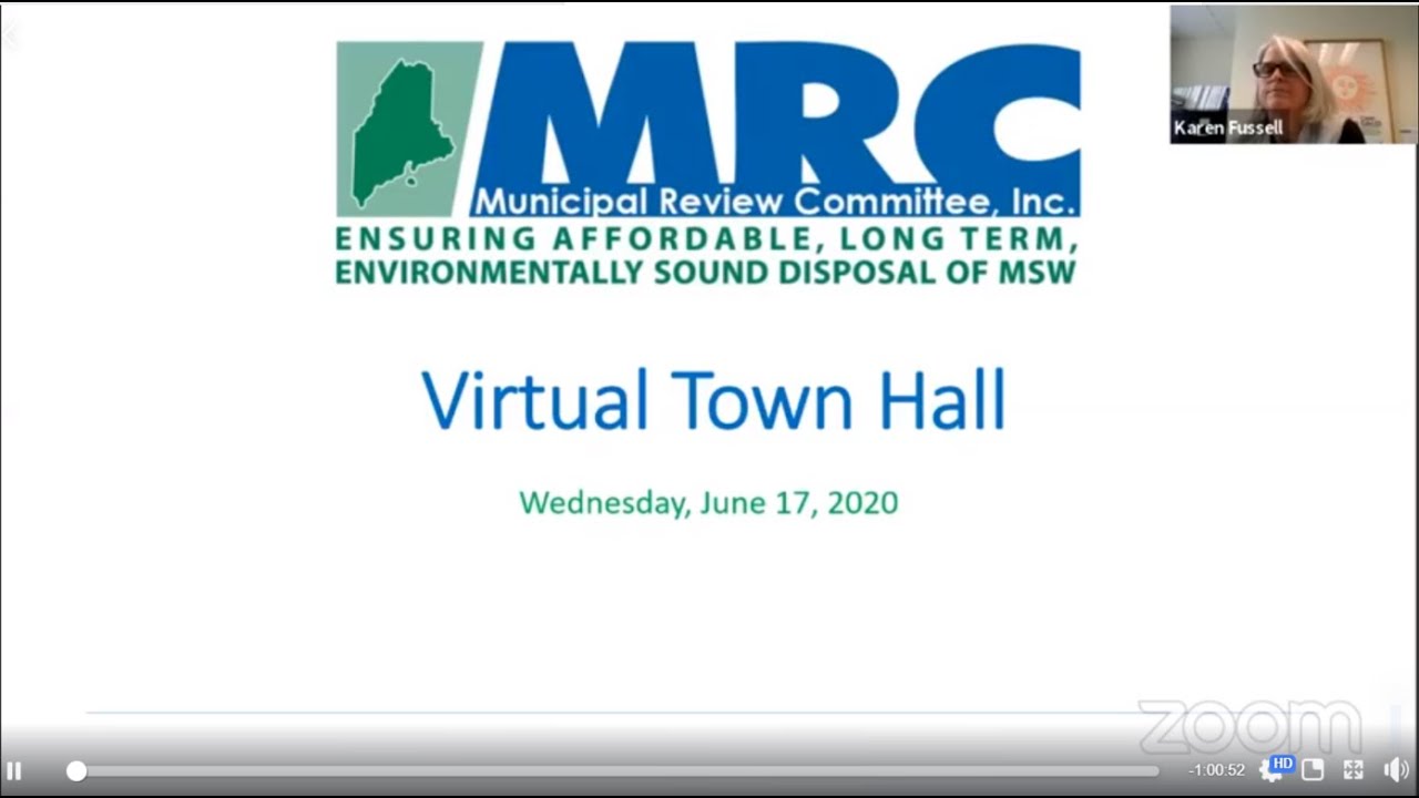 MRC Virtual Town Hall - June 17, 2020 - YouTube