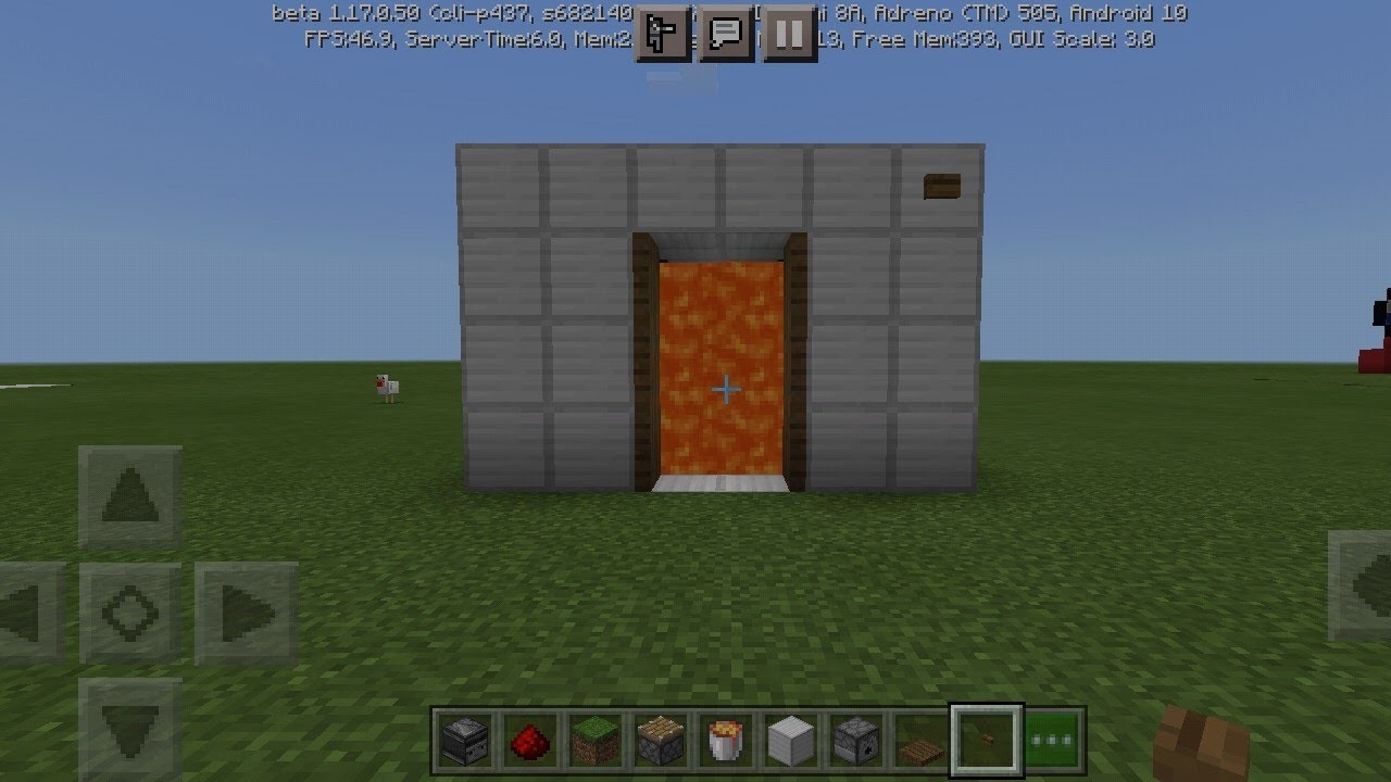 HOW TO BUILD A LAVA DOOR IN MINECRAFT - Minecraft Pocket Edition ...