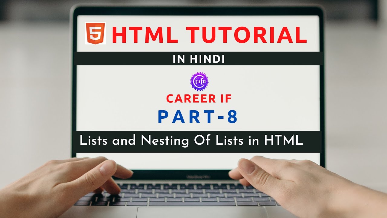 Html Lists And Unordered Lists Part 8 Html Tutorial In