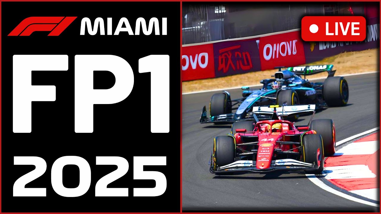 🔴F1 LIVE - Miami GP Free Practice 1 - Commentary + Live Timings ...