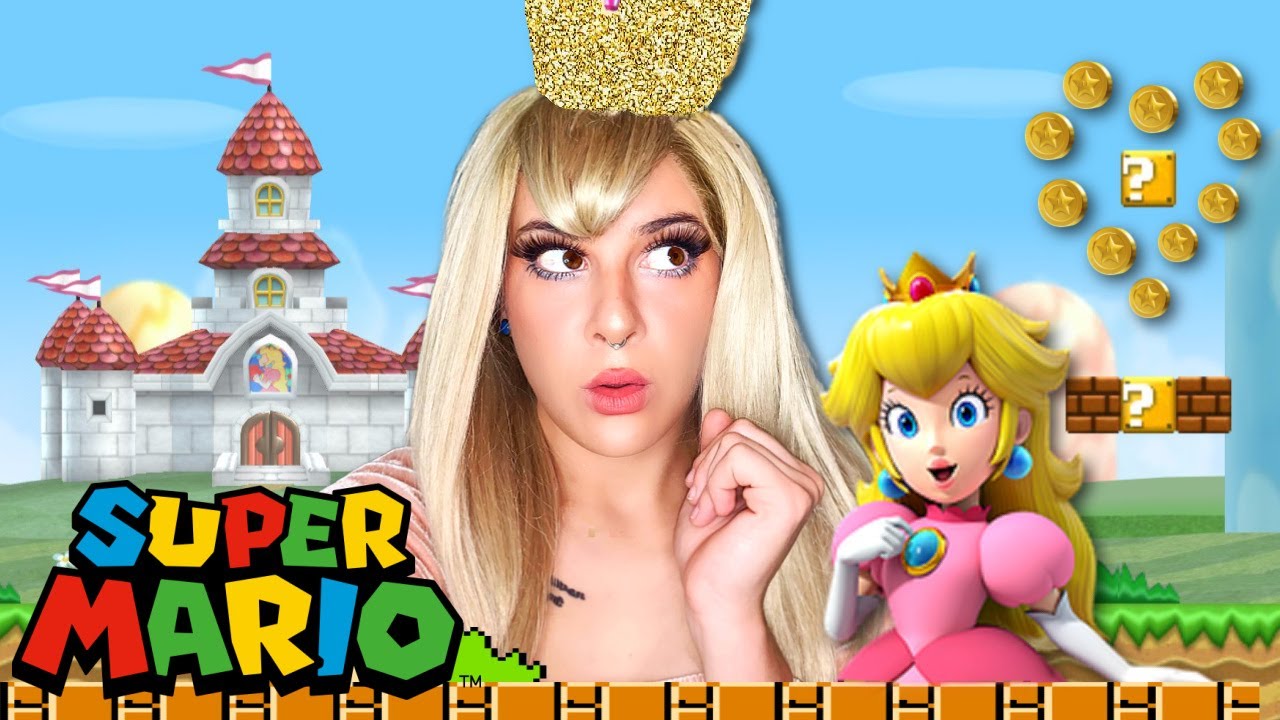 Princess Peach Makeup Tutorial! *DIY Costume for a party* - YouTube