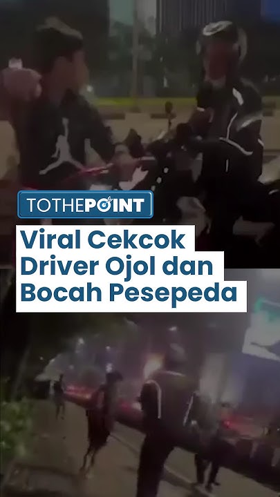 Viral Video Driver Ojol Ngamuk, Cekcok Terhalang Bocah Pesepeda yang Ngonten di Jalur Sepeda ...