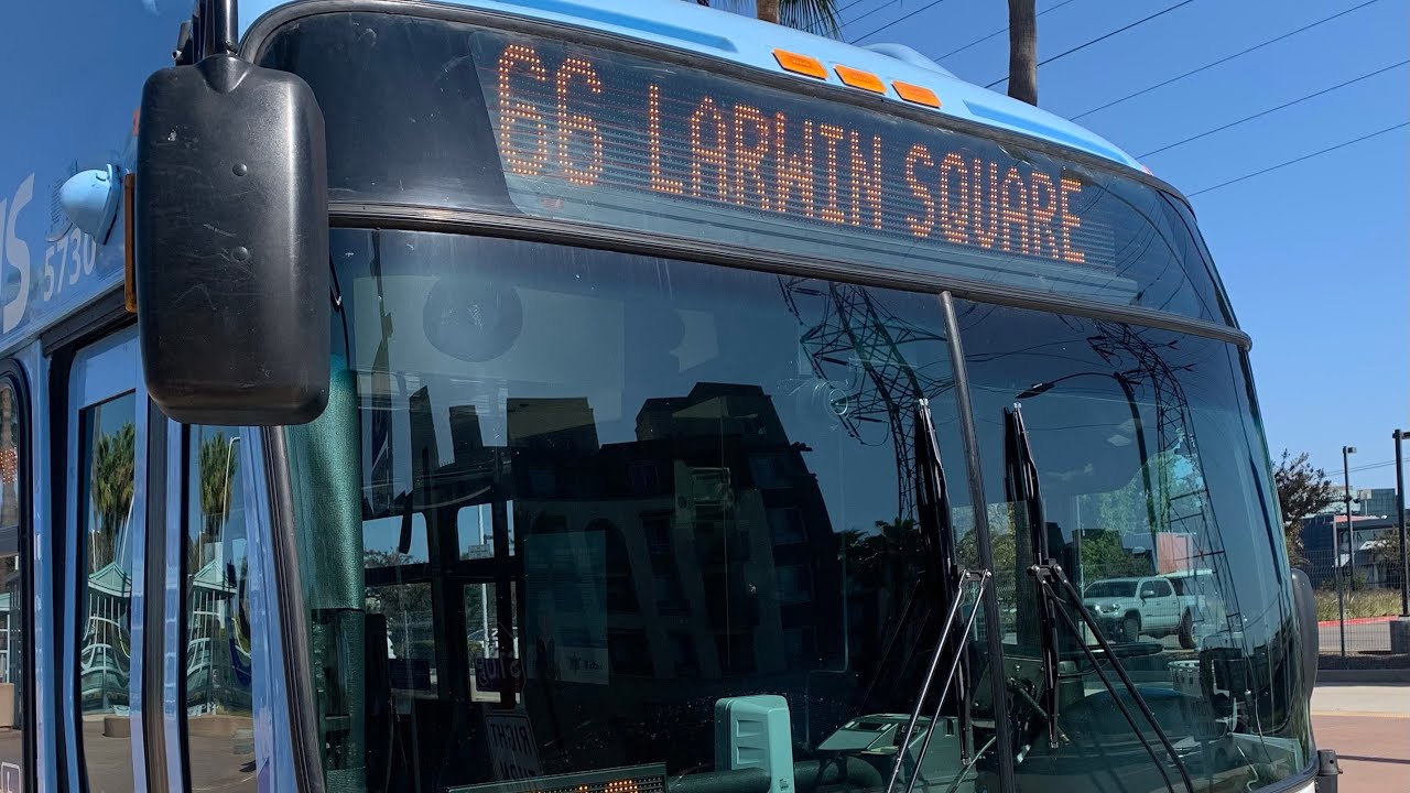 OCTA Route 66 East Huntington Beach Goldenwest Transp Center to Tustin ...