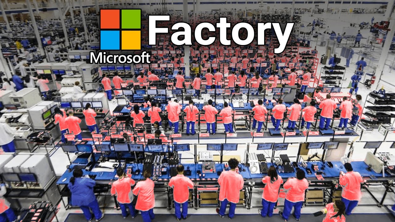 Microsoft's Secret Largest Factory In China - YouTube