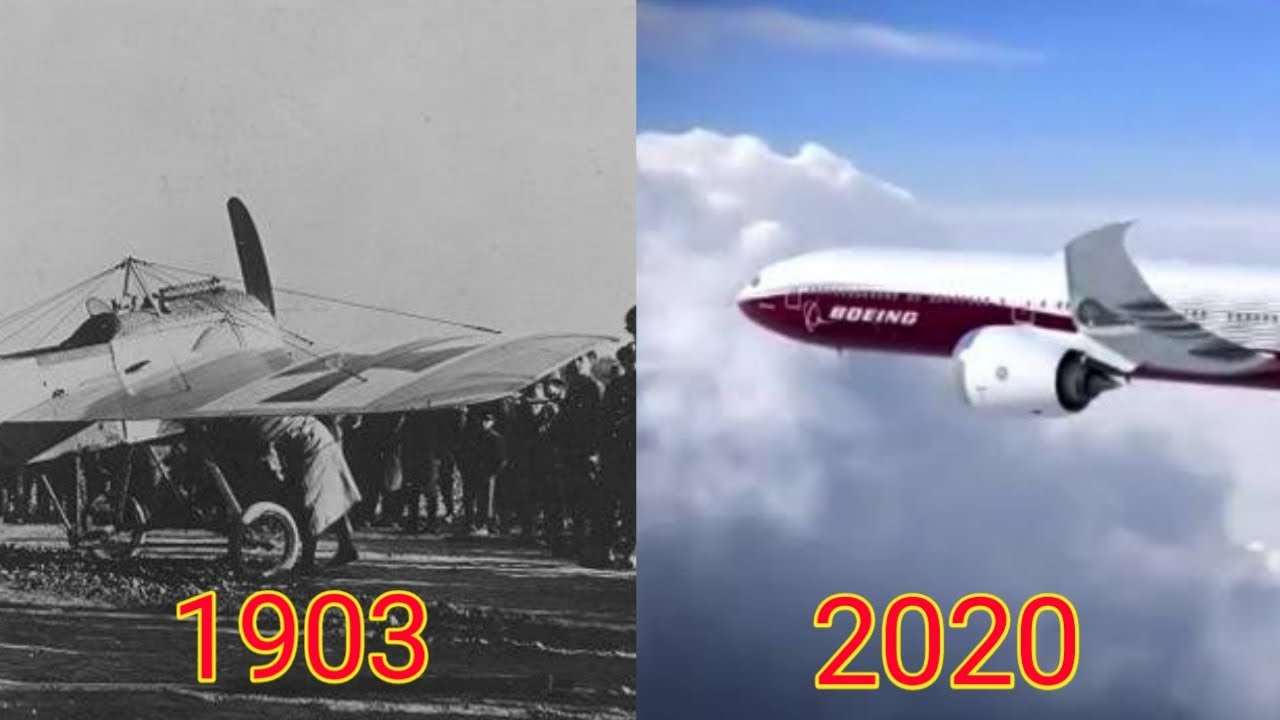 Evolution of Airplanes 1903 - 2020 - YouTube