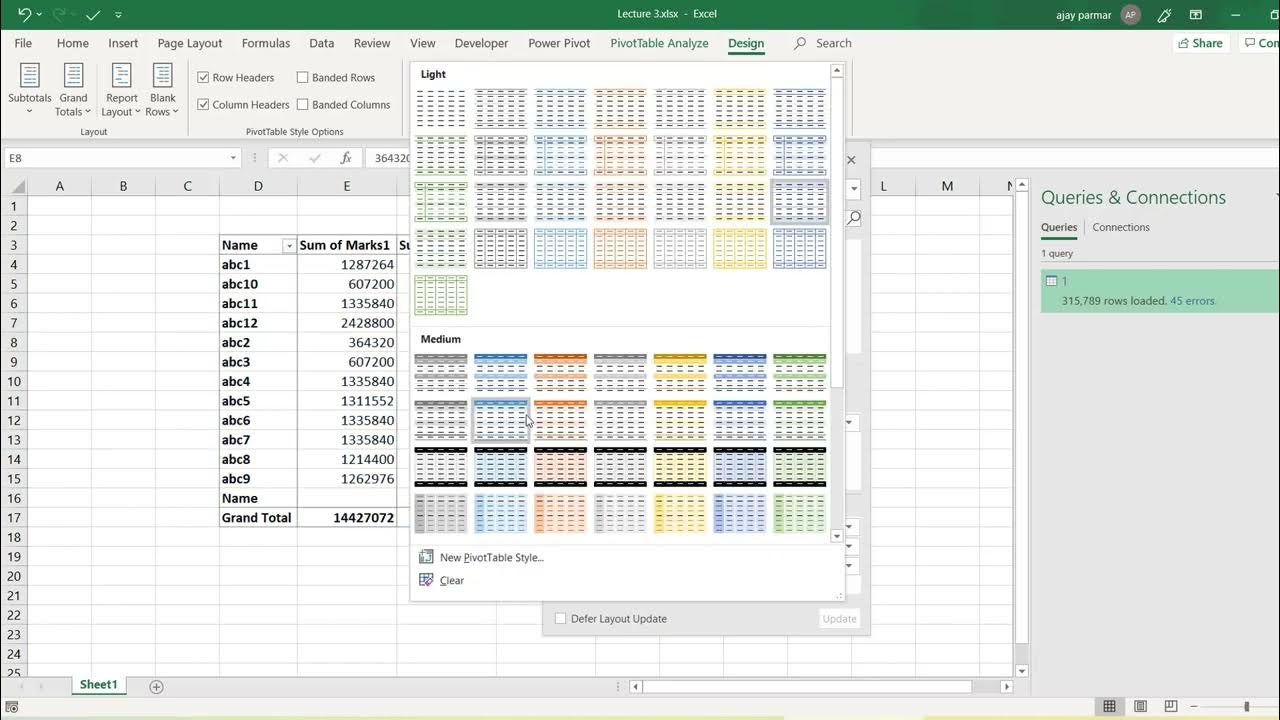 Powerquery Lecture3 Import Text Files Data English Language Youtube
