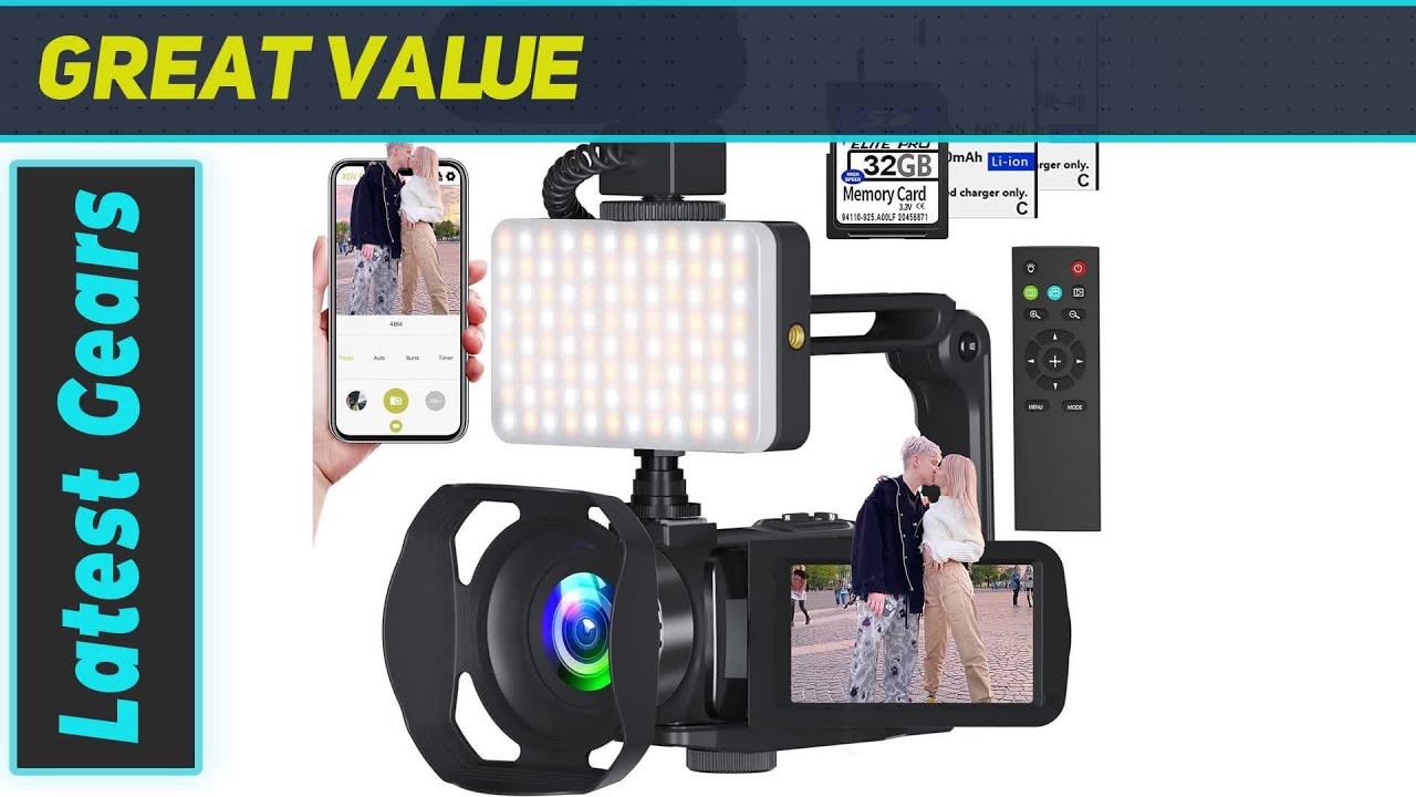 Unleashing the VETEK 8K Camcorder: A Comprehensive Review - YouTube