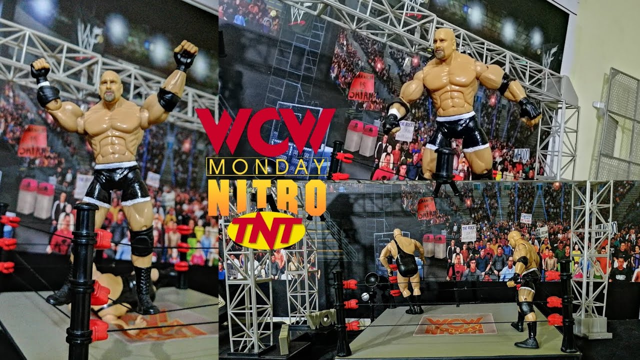TOYBIZ WCW (SET Y ARENA) - REVIEW EN ESPAÑOL /WWE WRESTLING PERÚ - YouTube