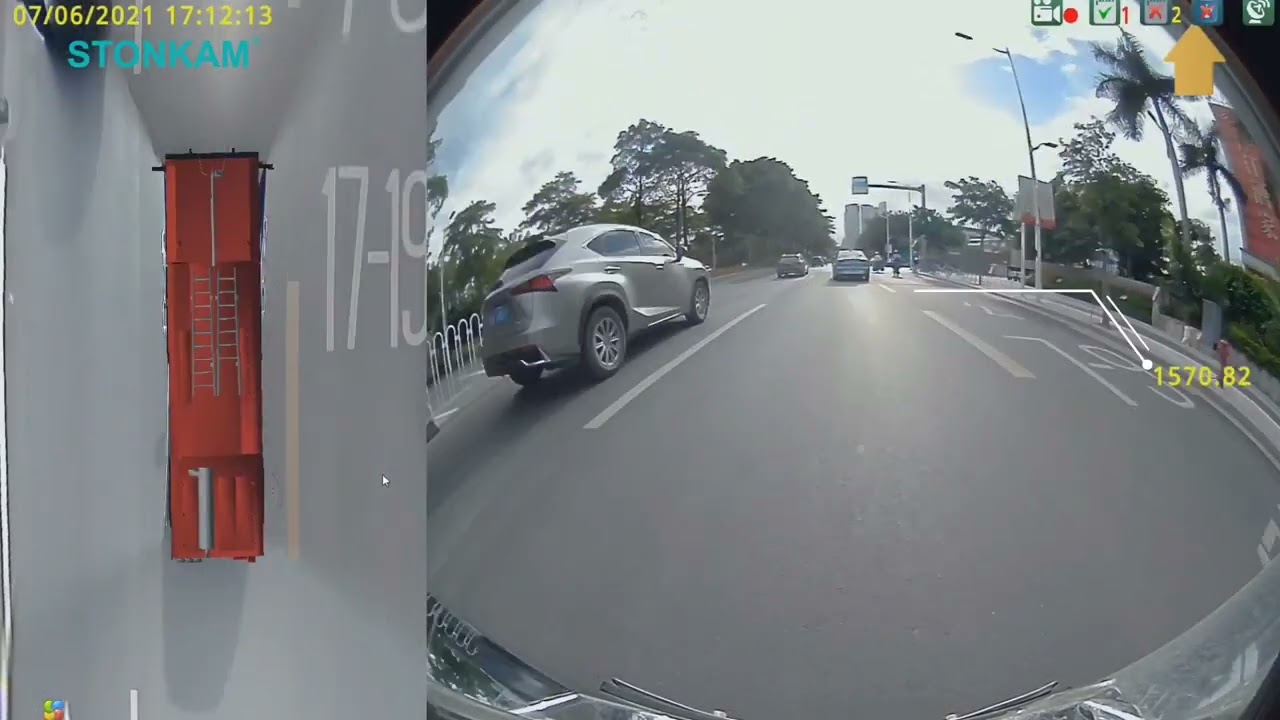 360 panoramic vehicle cameras for commercial truck - YouTube