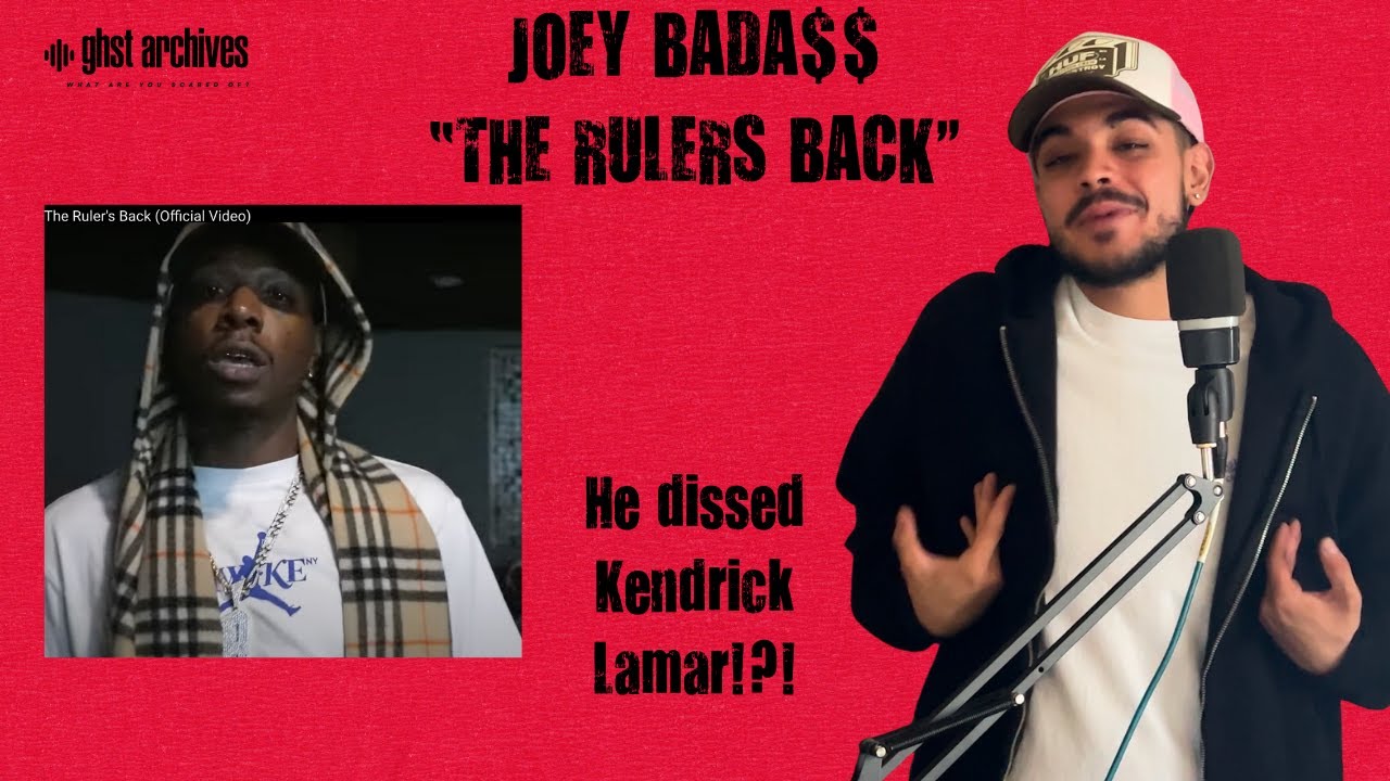 Joey Bada$$ Disses Kendrick Lamar On The Rulers Back - YouTube