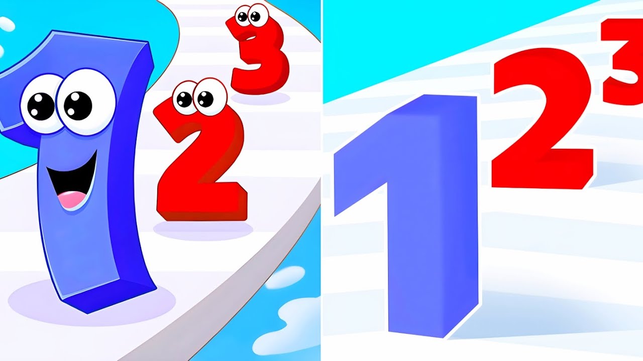 New Satisfying Mobile Game 2023 - Number Master vs Number Run 3D, All ...