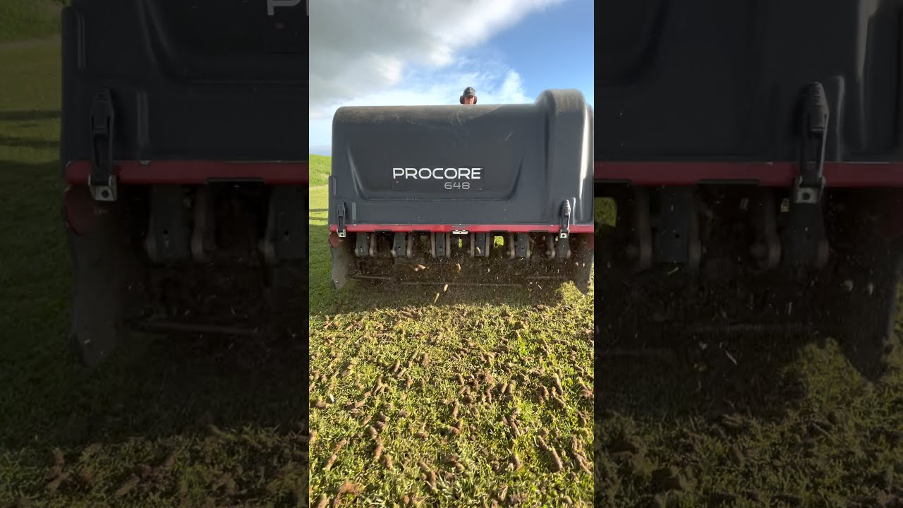 Toro ProCore 648 aerator in action at Springbank Links | #shorts #golf ...