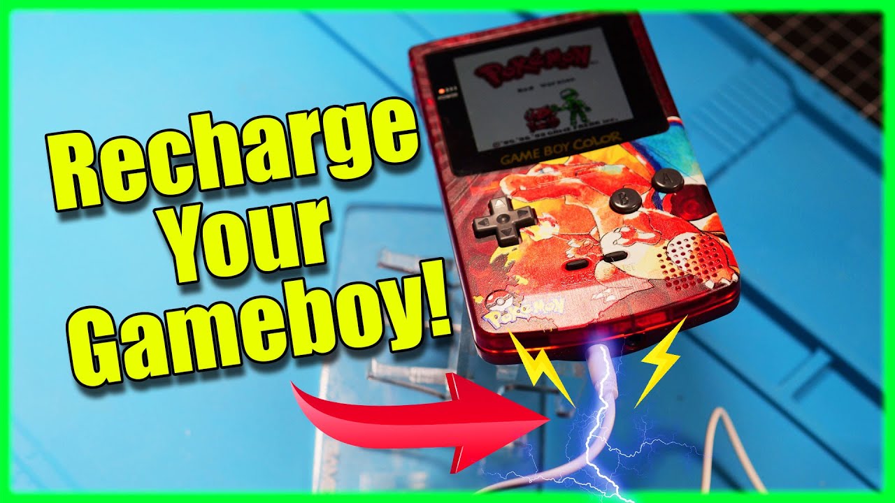 NEW Rechargeable Battery Mod for the Gameboy Color 2022 - YouTube