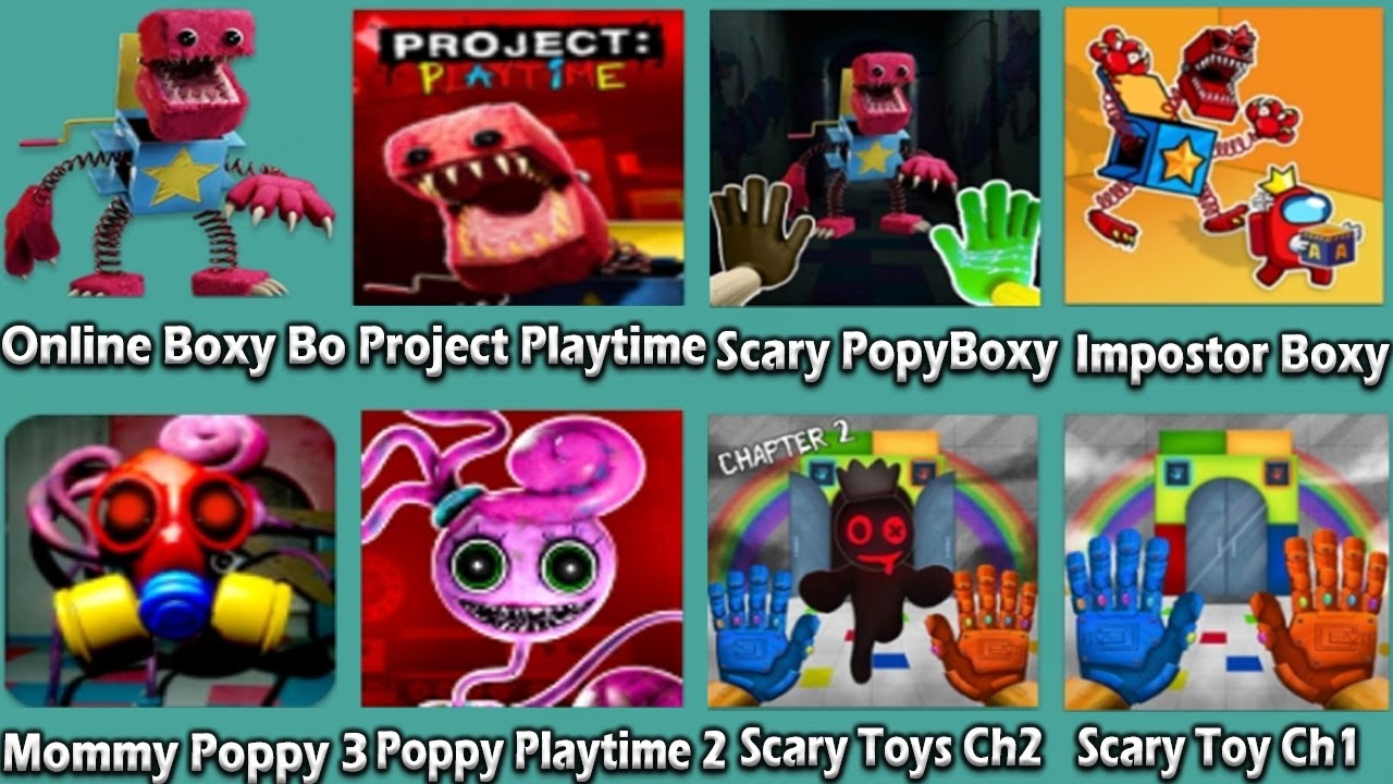 Online Boxy Bo,Project Playtime,Scary Poppy Boxy Bo,Impostor Boxy,Mommy ...