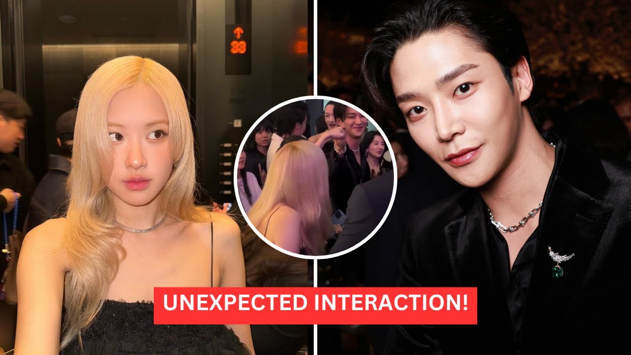 Blackpink's Rosé and Rowoon unexpected interaction at a Tiffany & Co ...