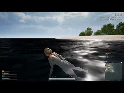 Bikini girl swimming in the beach - PUBG - YouTube