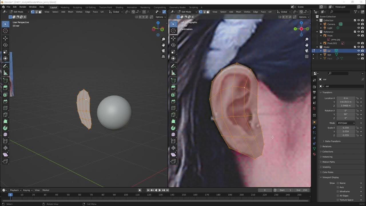 [Blender]Face Modeling_07 - YouTube