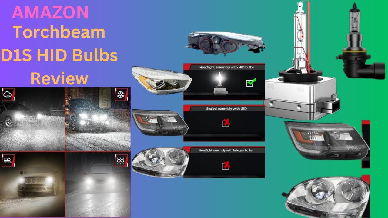 "Torchbeam D1S HID Bulbs Review | 6000K Cool White | 150% More Lighting ...